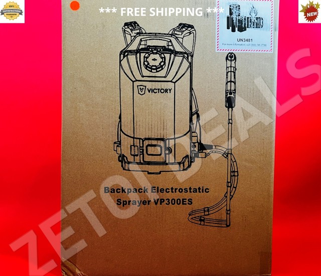 Victory VP300ES Cordless Electrostatic Backpack Sprayer for sale online ...