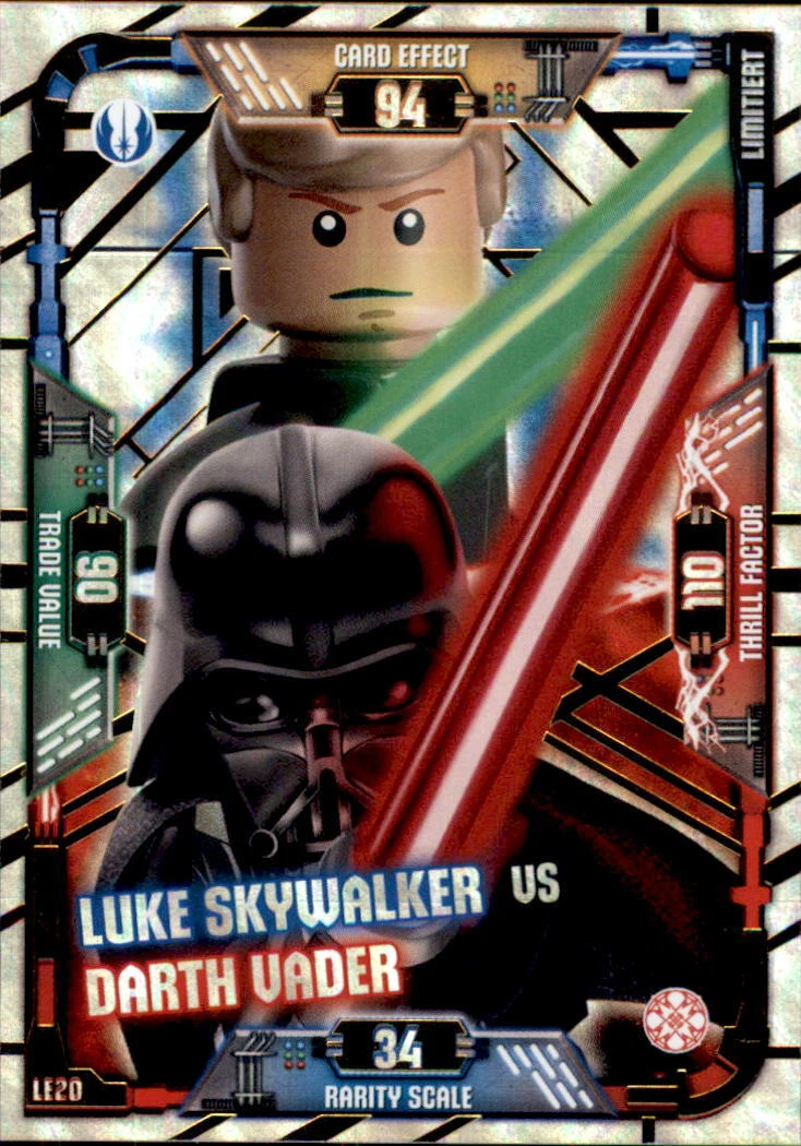 Star Wars Luke Skywalker Vs Darth Vader Lego