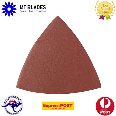5 x Large Triangle Sanding Pads P60 - Oscillating Multi Function Tool ...