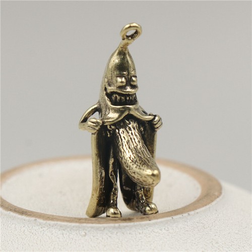Retro Brass Banana Man Creative Keychain Pendant Desktop Ornaments ...