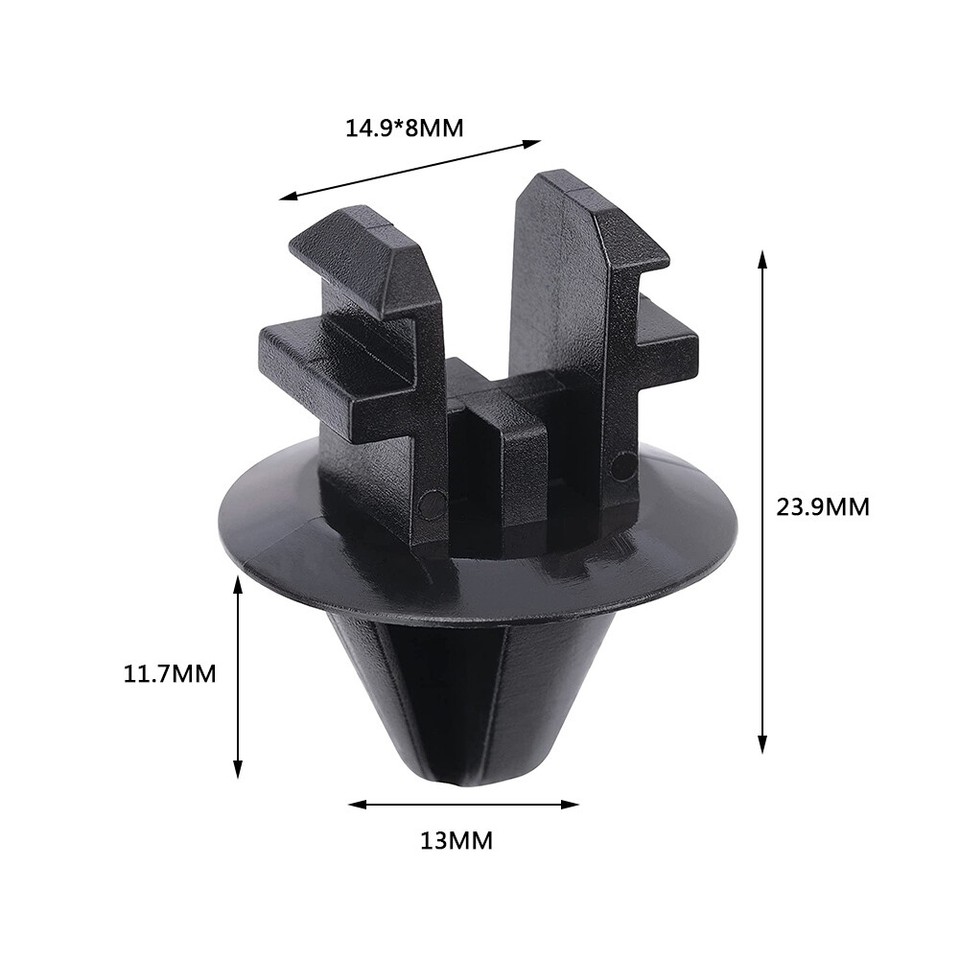 10 Car Bumper Radiator Shroud Air Deflector Cowl Grille Retainer Clips ...