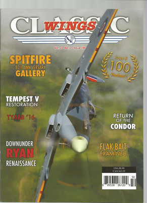 CLASSIC WINGS MAGAZINE VOLUME 22 No.2 ISSUE 100 | eBay