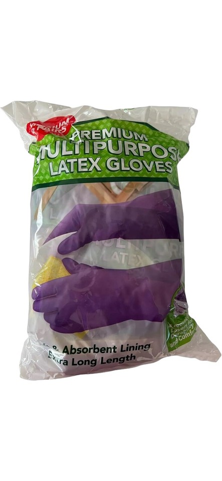 Clean Ones Premium Latex and Nitrile Multi-Purpose Gloves 9 pair MEDIUM ...