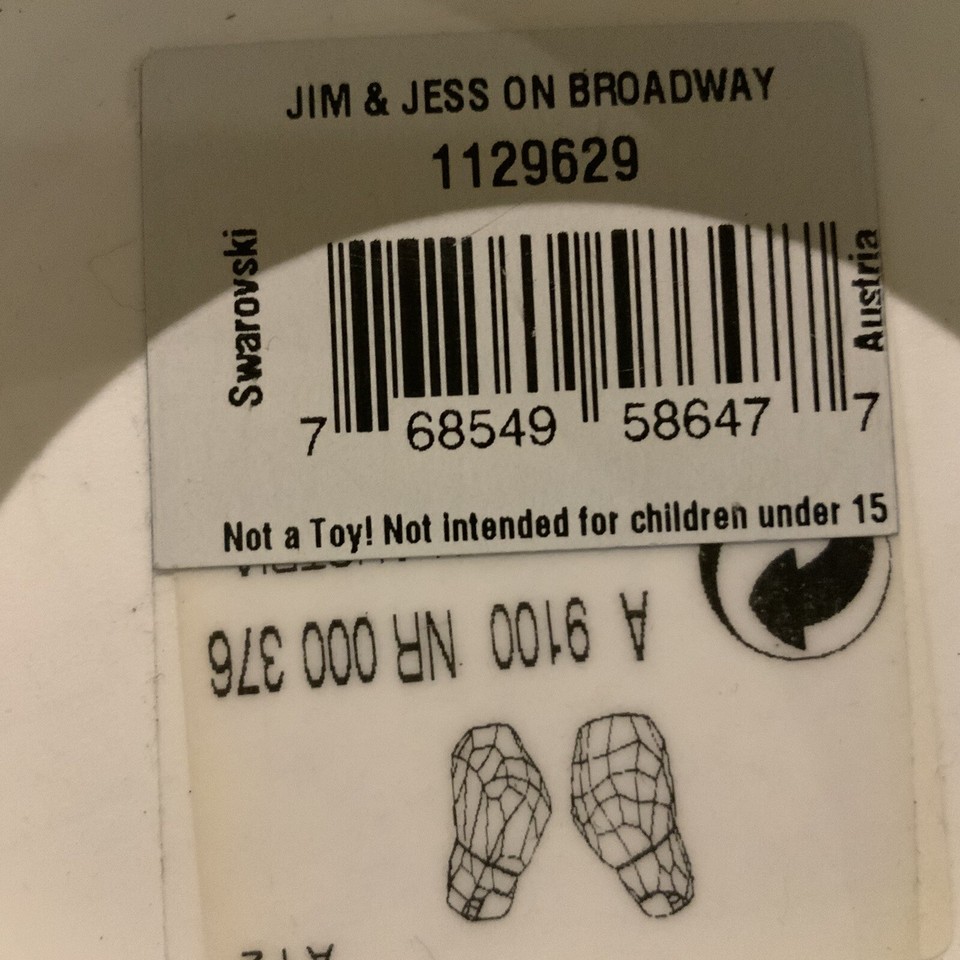 Swarovski Birds on Broadway Jim & Jess #1129629 | eBay