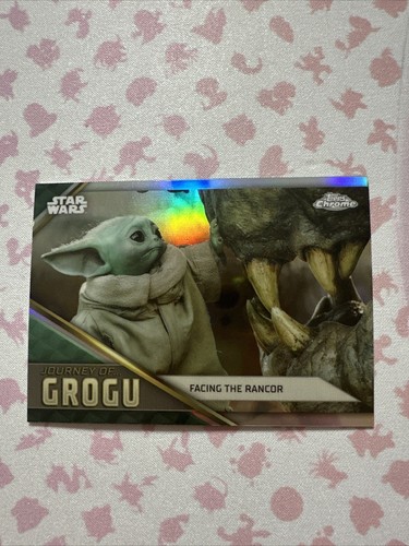 2023 Topps Chrome Star Wars JOURNEY OF GROGU Facing The Rancor JG-19 | eBay