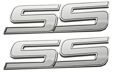 2x Front Door SS Emblem Badge Nameplates for 06-10 SS 15211285 Origianl ...