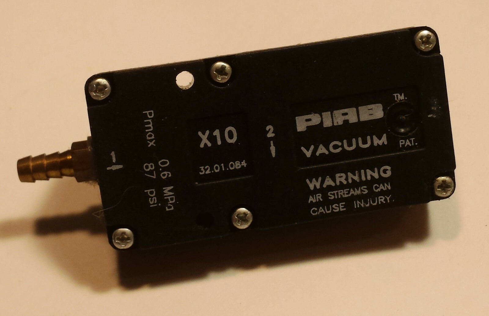 PIAB X10 Mini Vacuum Pump USED | eBay