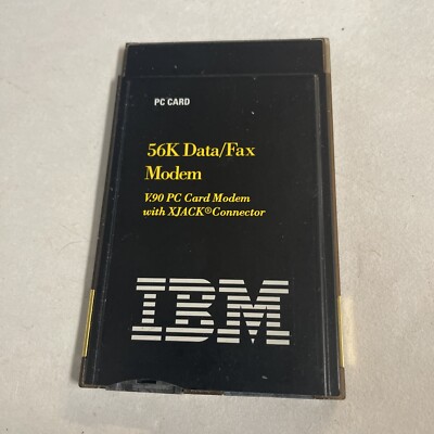 IBM 56K Data Fax Modem PC Card @MB145 | eBay