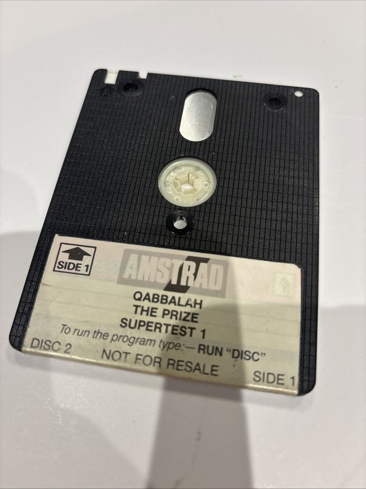 Amstrad Rare Compilation Floppy Disk Games X2 CPC 6128 Untested Vintage ...