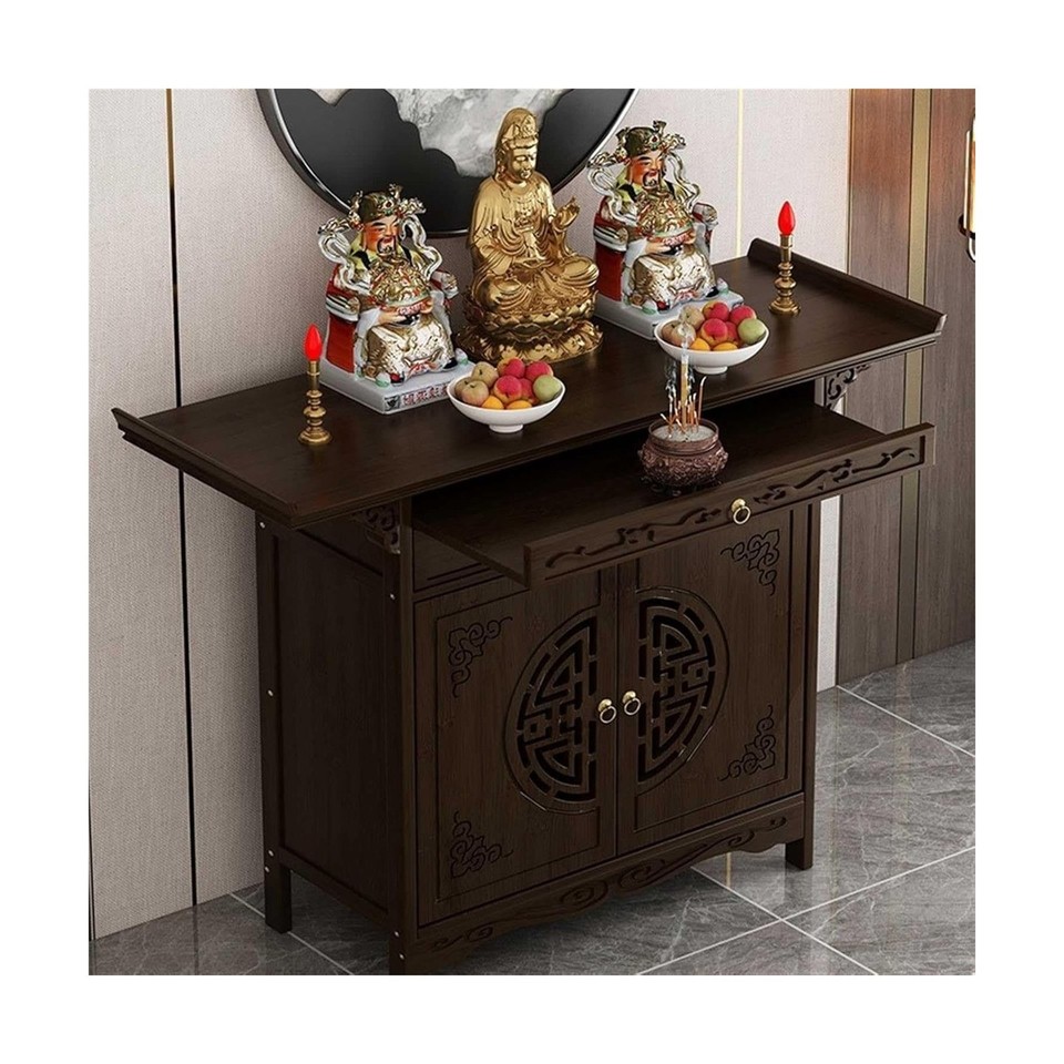 Meditation Altar Table - Buddhist Pooja Shrine Altar Table Shrine ...