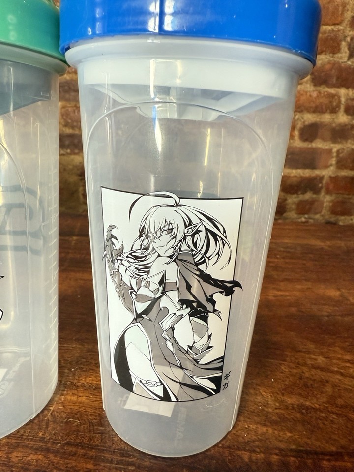 Lot Of 5 Gamer Supps Waifu Cups Shaker Bottles Gamersupps Goth Oki ...