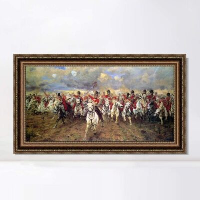 Framed Canvas Art Scotland Forever by Elizabeth Southerden Thompson ...