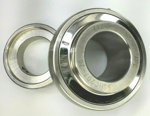 Premium SHC207-20 | Stainless 1-1/4" Bore Bearing NA207-20 HC207-20 ...