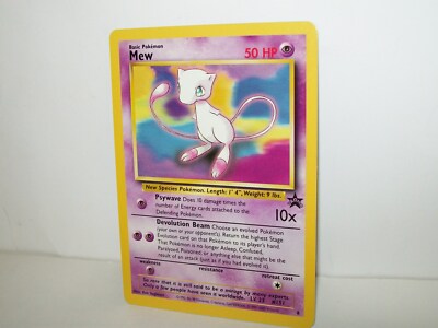 Rare Mew Mint Promo Star Pokemon Card 1995 #151 MBS 8 New | eBay