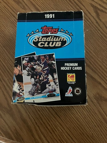 1991 Topps Stadium Club Premium NHL Hockey Cards Box-36 Sealed Packs | eBay