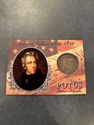 Andrew Jackson #1/1 1831 Silver Quarter Dollar 2018 Historic Autographs ...