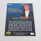 1996 Upper Deck 1995 Award Winners Card Ricky Craven RC133 Hologram ...
