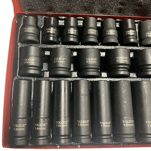 35Pcs Hex Bit Socket Sleeve Sets 1/2In Drive Ratchet Automotive Tool ...