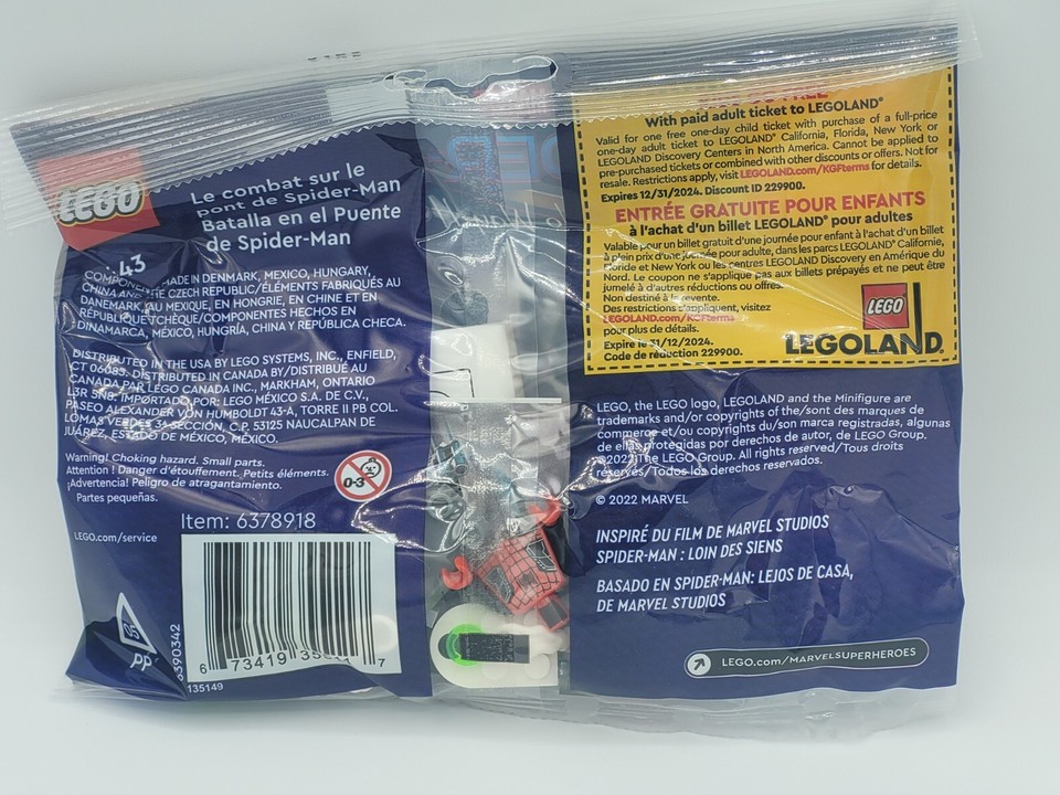 LEGO 30443 Super Heroes Spider-Man Bridge Battle Polybag | eBay
