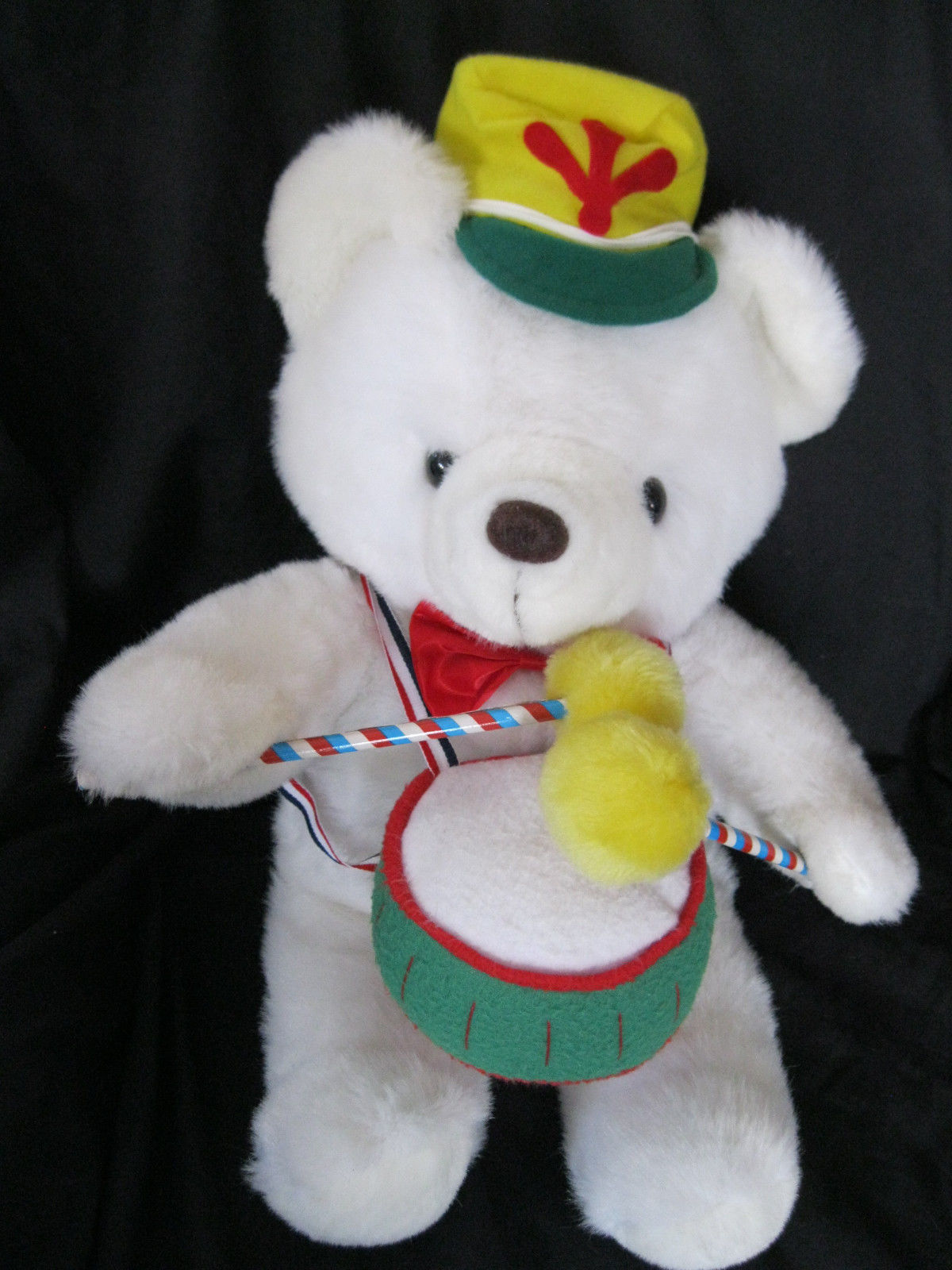 VTG Cuddle Wit Drummer Boy Drum Plush Stuffed Teddy Bear Xmas Animal 20 ...