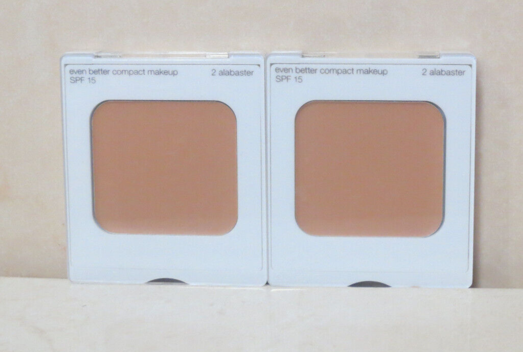 CLINIQUE EVEN BETTER COMPACT MAKEUP REFILL - 2 ALABASTER - 2 PC LOT | eBay