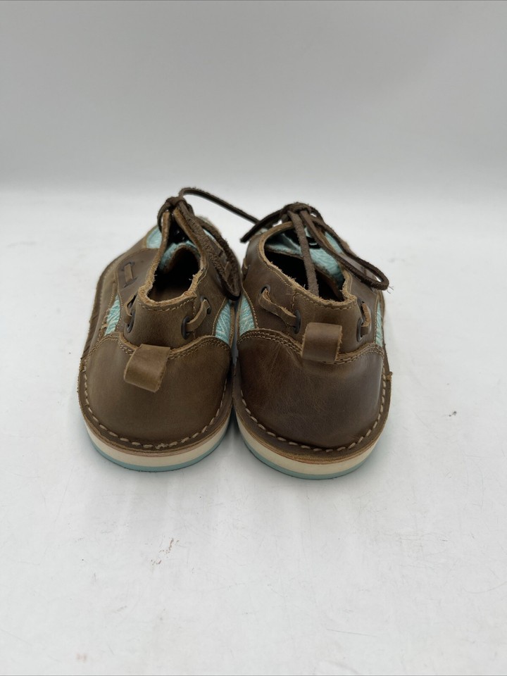 Rank 45 Women's Southwestern Slip-On Casual Shoe Brown/Blue Size 8 | eBay