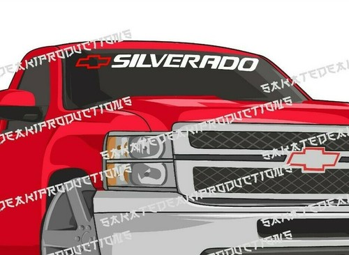 Chevy Truck Vinyl Decal Chevrolet Silverado Single Cab Bed Sticker ...