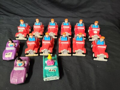 1991 Burger King Kids Club Archie Kids Meal Pull Back Racers, Lot of 14 ...