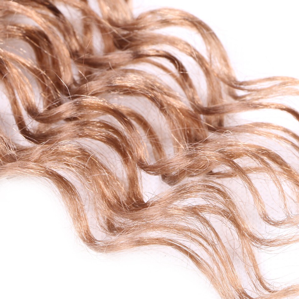 24" Deep Wave Faux Locs Crochet Hair Ombre Goddess Locs Crochet Braids ...