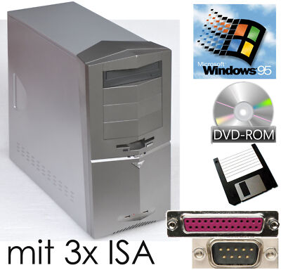 Computer with Windows 95 2x RS-232 LPT Parallel 3x ISA for up to 34cm ...