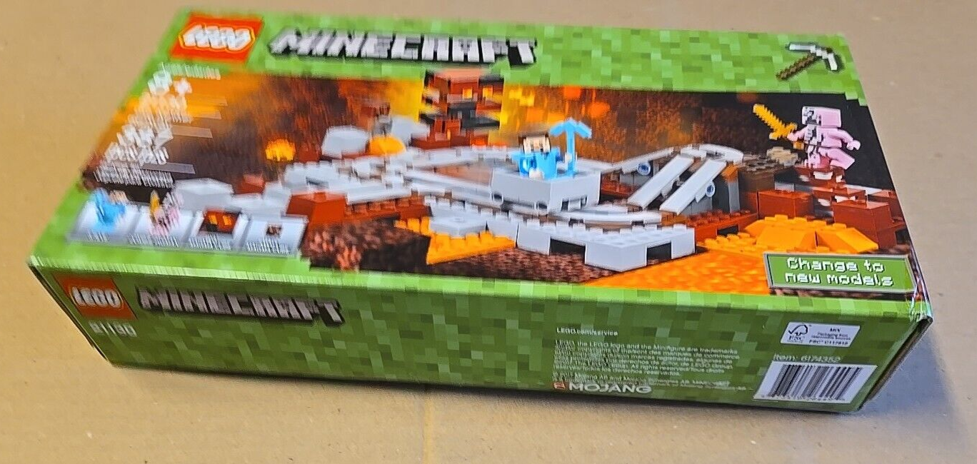 LEGO Minecraft: The Nether Railway (21130) for sale online | eBay