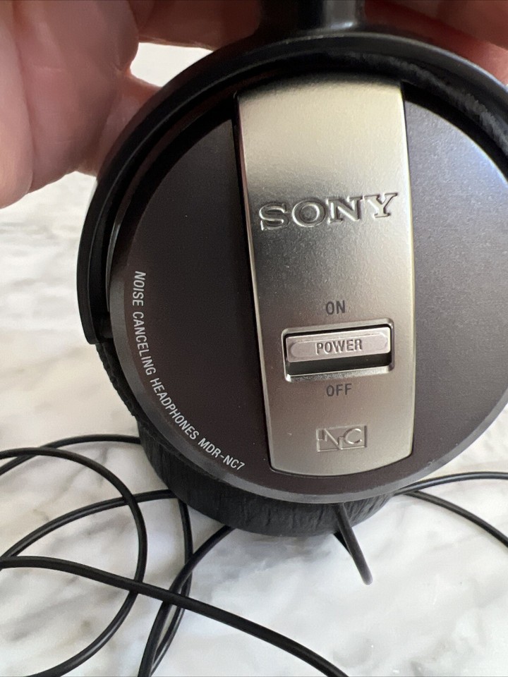 Sony Noise Cancelling Headphones MDR-NC7 Working | eBay
