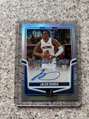 2024-25 Panini Donruss - Jalen Duren Signature Series No. SS-JDP | eBay