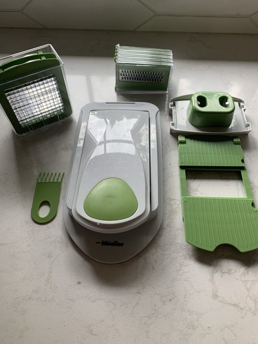 Mueller Pro-Series Vegetable Multi Chopper Slicer Grater 8 Blades-NO ...