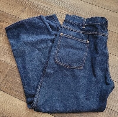 New Saddle King Work Jeans Heavy Duty Western Wear Size 40" x 30" 100% ...