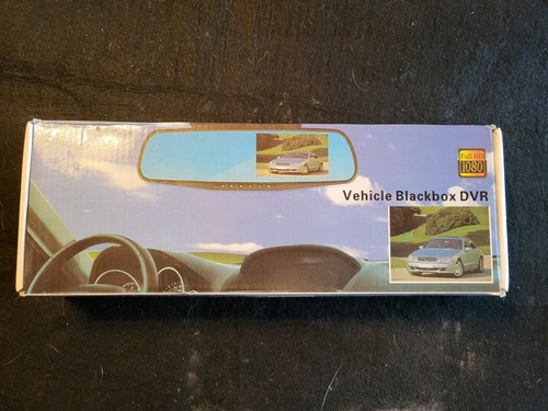 Vehicle Blackbox DVR (Full HD 1080) Rearview Mirror Dual Channel ...