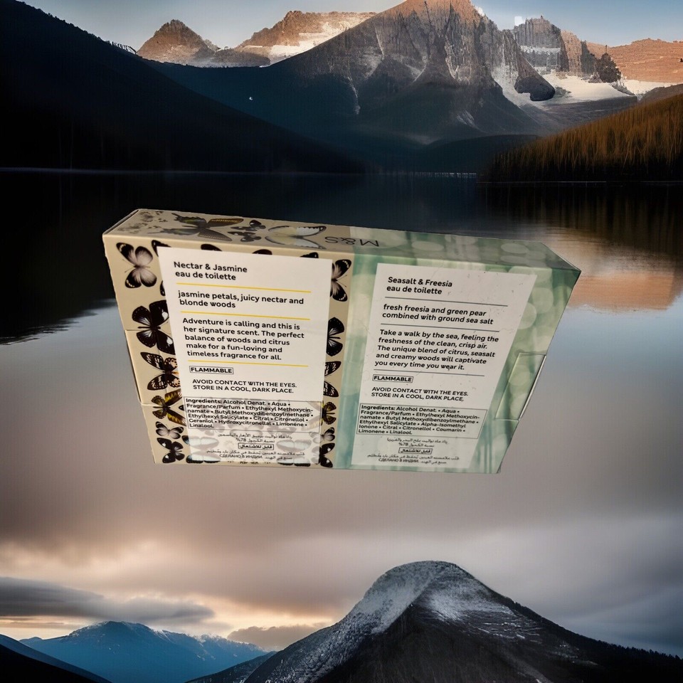 M&S COLLECTION Nectar &Jasmine and Seasalt & Freesia Perfume Duo. New ...