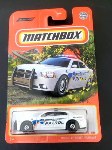 Matchbox New 2023 Series NASA Dodge Charger Pursuit White #86 2023 ...