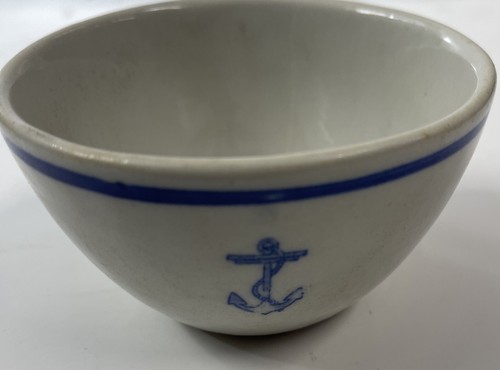 Vintage US Navy Blue Anchor Tepco China Restaurant Ware Tea Cup Soup ...