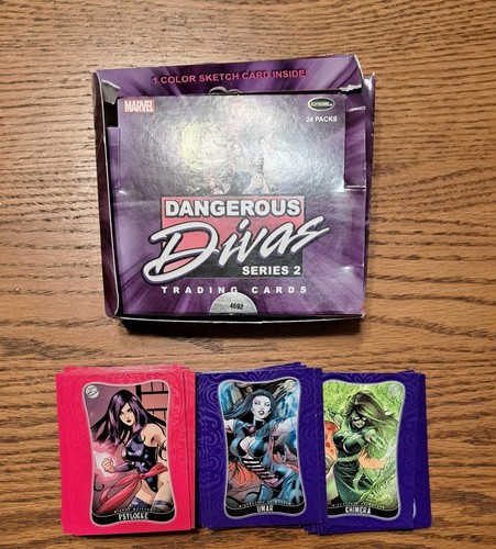 2014 Marvel Dangerous Divas Series 2 Card Lot | eBay