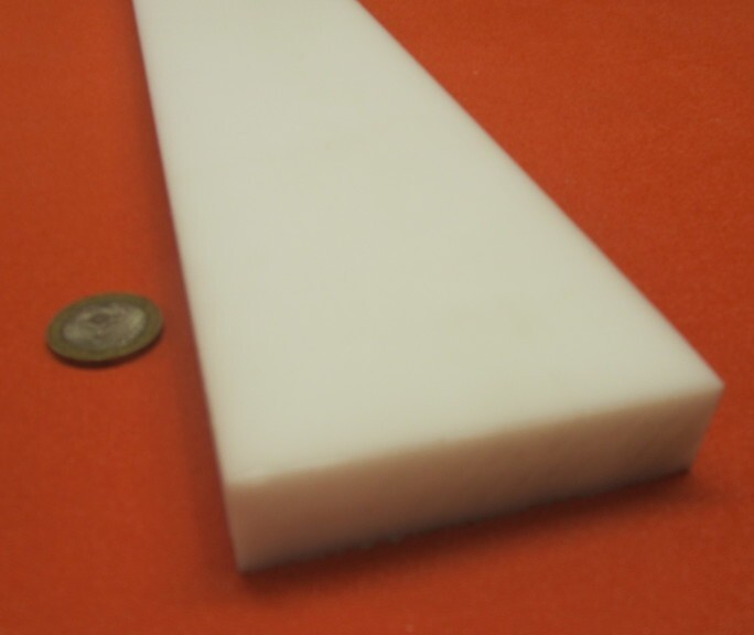 Delrin Acetal Bar 3/4" (.750") Thick x 3.00" Wide x 24" Long White | eBay