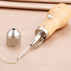 Leather Lock Stitching Tool Leathercrafts DIY Awl Kit Curve Straight ...