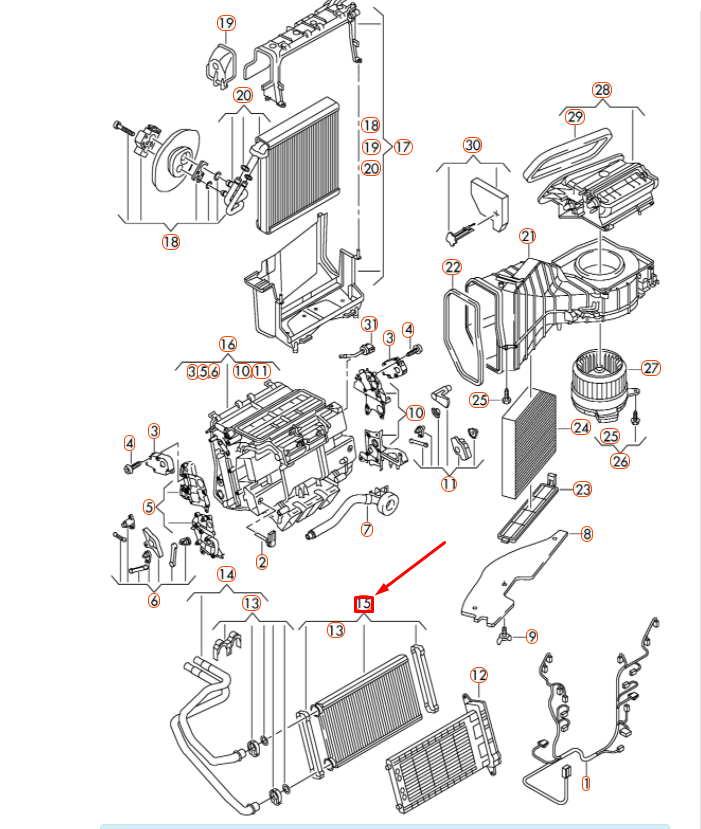 AUDI A6 C7 Heat Exchanger 4H0898037 NEW GENUINE | eBay