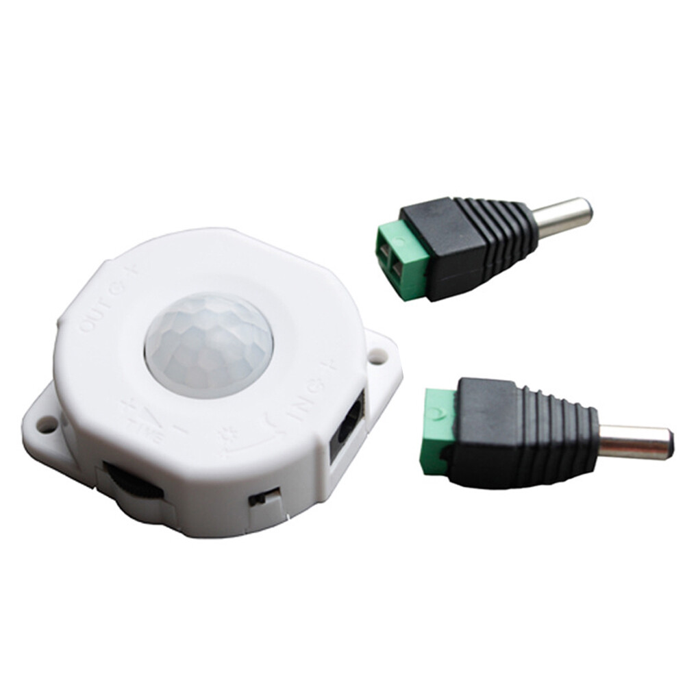 PIR Motion Activated Sensor Switch Mini DC5-30V 6A LED Light Control ...