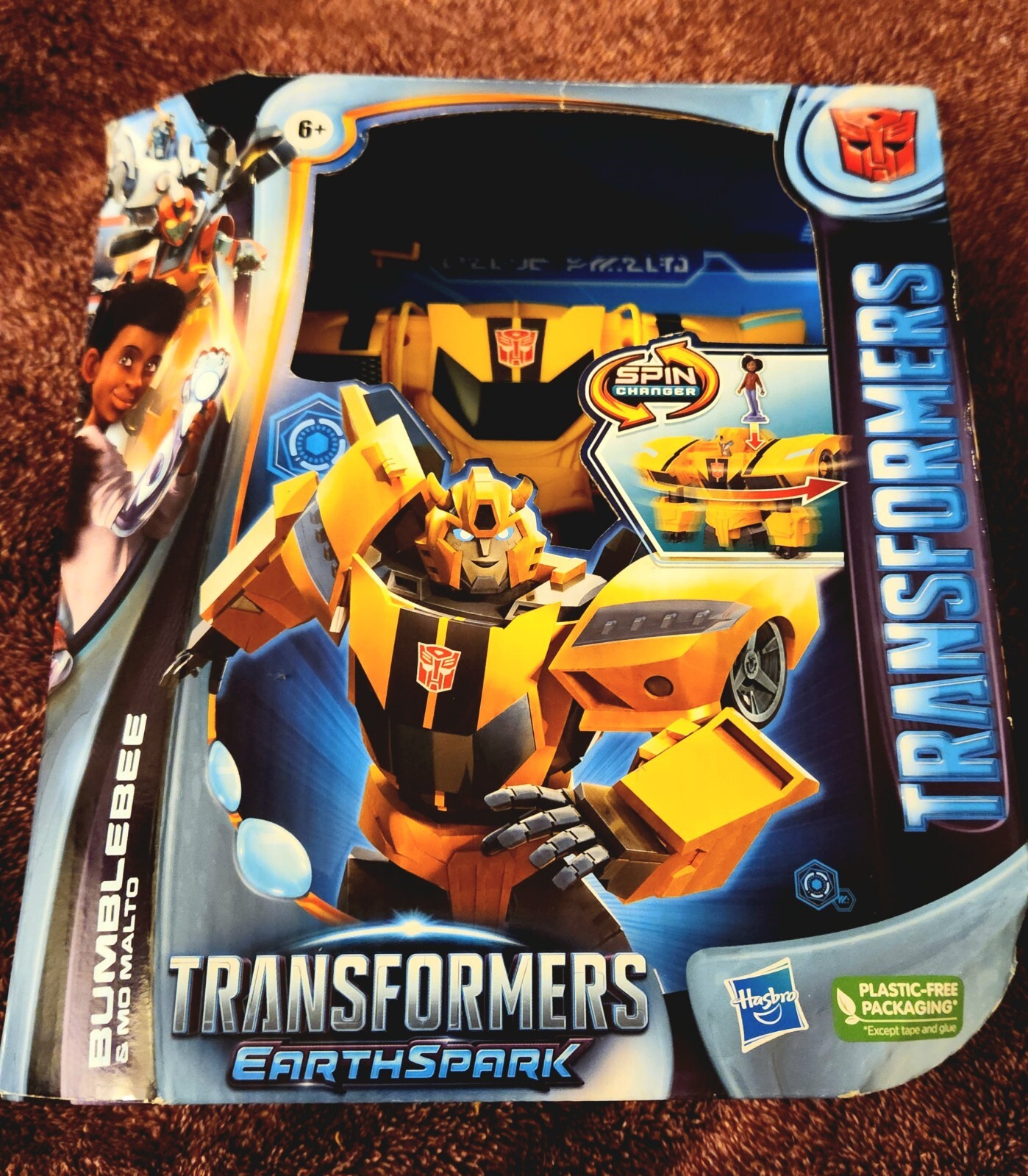 Transformers EarthSpark Spin Changer Bumblebee & Mo Malto Hasbro for sale online | eBay