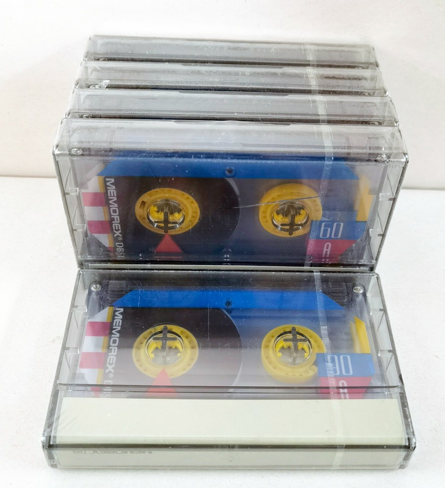 5 Memorex dBS 60 Minute Blank Cassette Audio Tapes | eBay
