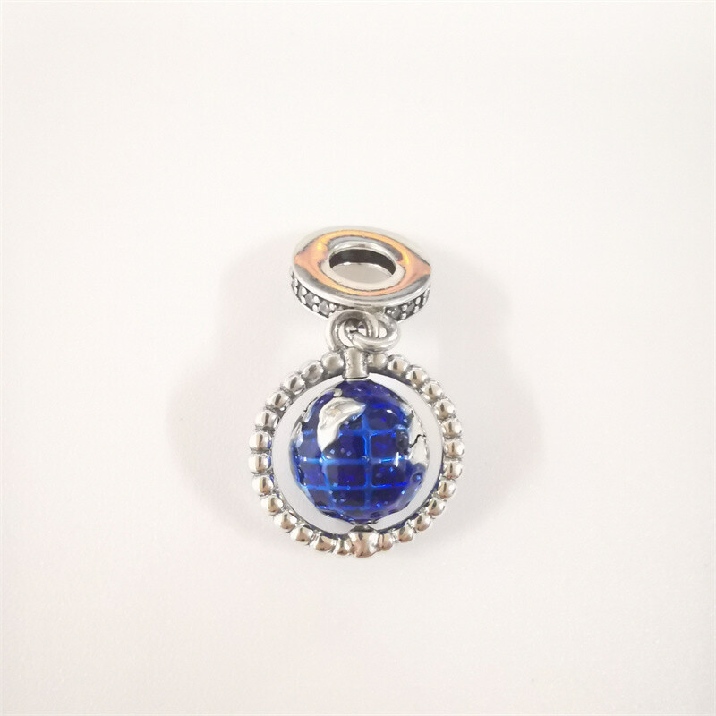 Pandora, World,Spinning Globe, Travel, Pendant Charm, S925 | eBay