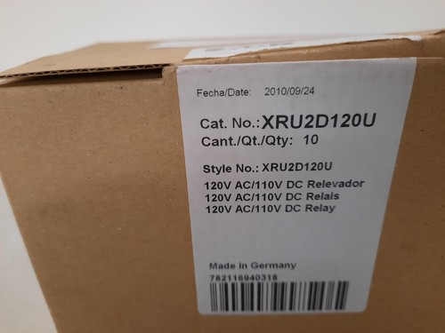 Eaton NSB XRU2D120U Relay Accessories 2P 6A EA | eBay