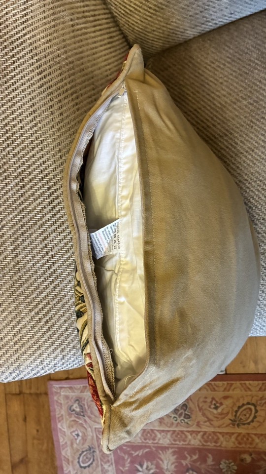 Art Nouveau cushion 45 x 45cm in Lucetta Jewel fabric, incl. Dunelm ...