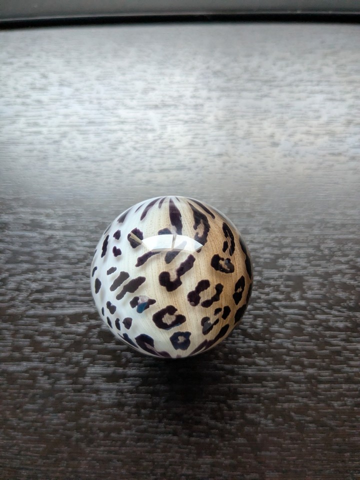 Mark Matthews Animal Skin Ocelot Marble Sphere 2002 | eBay